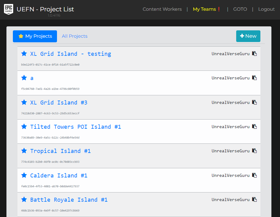 UnrealVerseGuru | UEFN Creative 2.0 on Twitter: "UEFN content service website if you missed ...