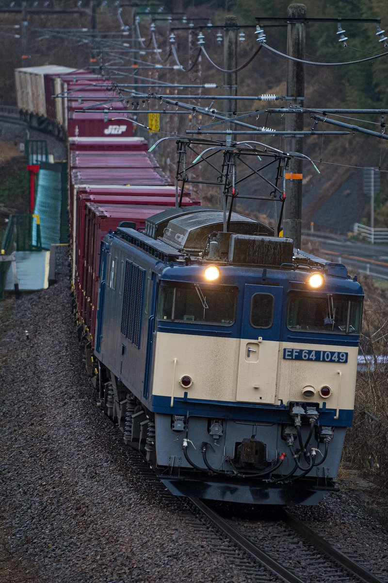 rokuyon on Twitter: "2023/3/21 8872レ EF64 1039+EF64 1026+タキ13B 81レ EF64 1049+コキ13B"