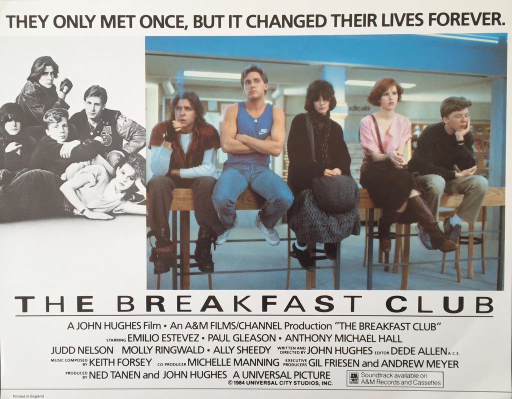 The Breakfast Club Original Poster
