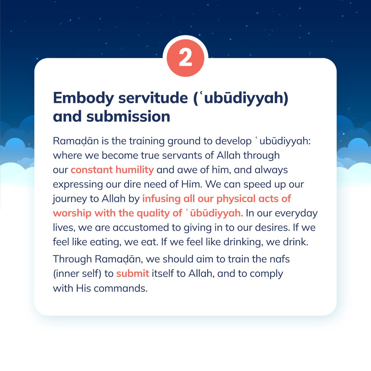 Set Your Goals for Ramadan In order to prepare a plan which will help ...