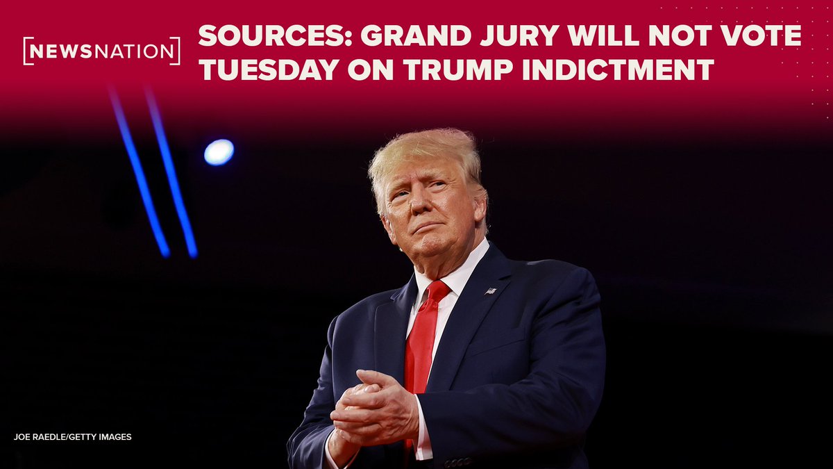 Izzy on Twitter: "RT @NewsNation: BREAKING: A New York grand jury will not vote Tuesday on ...