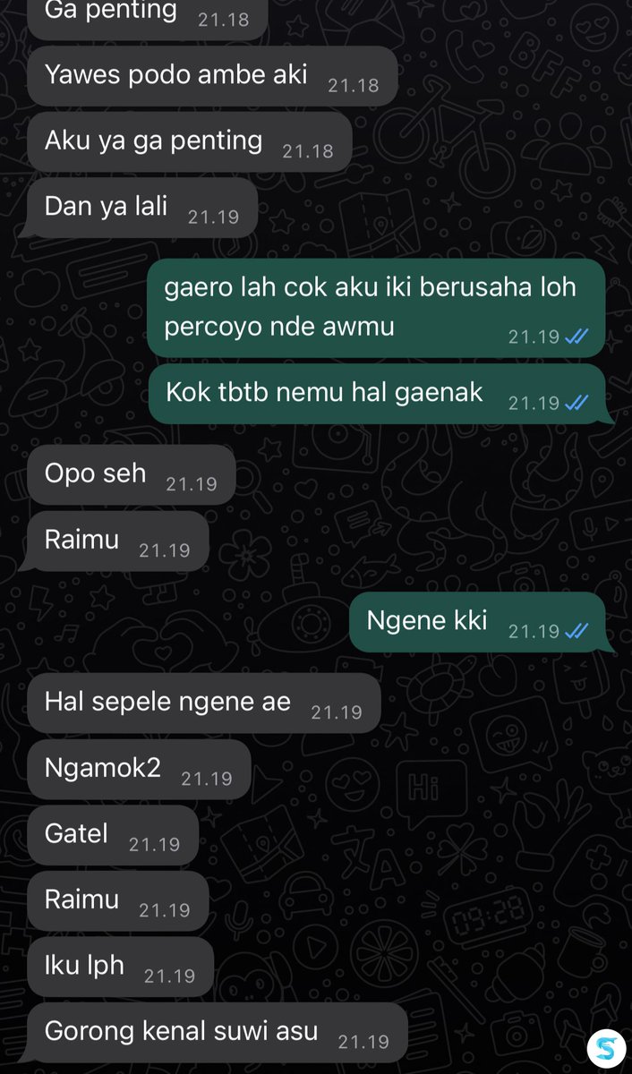 🦈 SUROBOYOFESS 🐊 on Twitter: "-rek ya aku cuman jengkel knp mas pacar gabisa cerita in hal2 yg ...