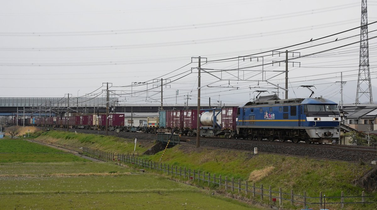 トワイライト🐔 on Twitter: "59ﾚ EF210-335 大垣〜南荒尾信号場 56ﾚ EF210-108 62ﾚ EF210-145 1072ﾚ EF210-314 南荒尾信号場〜大垣"