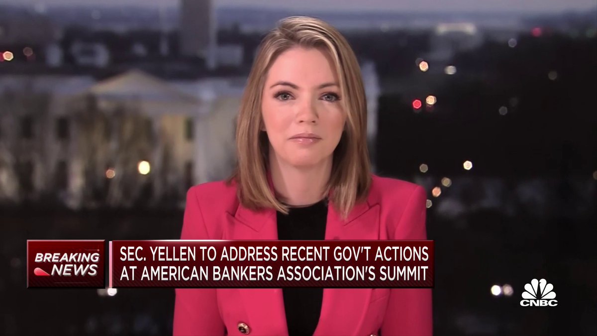 CNBC on Twitter: "Treasury Sec. Yellen is defending the government’s intervention in the ...