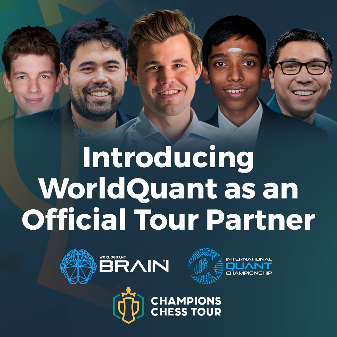 Champions Chess Tour on Twitter: "Ready. Set. Quant. We’re partnering with WorldQuant BRAIN! Are ...