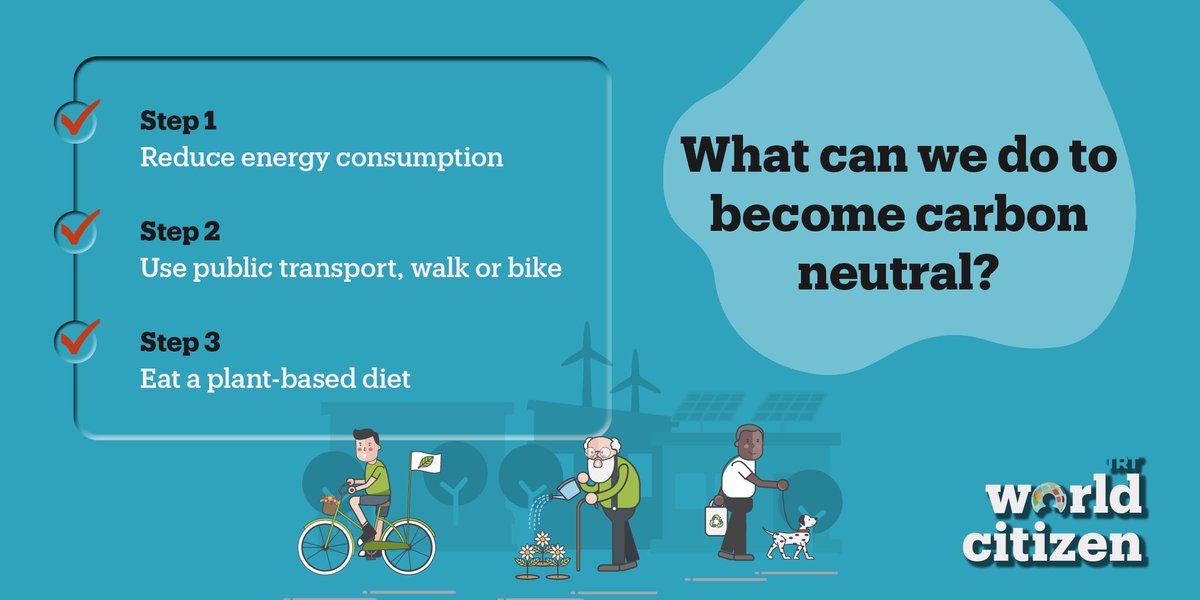 TRT World Citizen on Twitter: "Reduce your carbon footprint and help ...