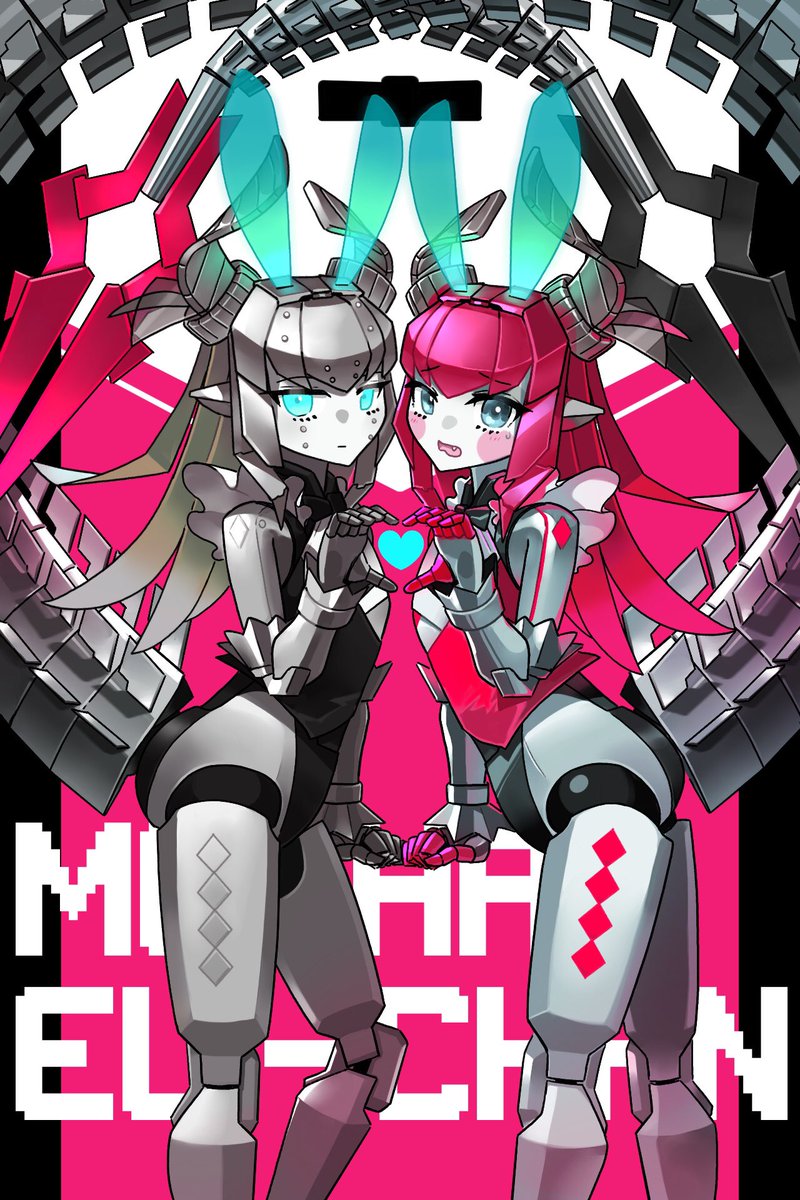 Jakob on Twitter: "RT @Monkey_Jon007: Commission from @Mannoumin Mecha- Eli-chan bunny mark 1 ...
