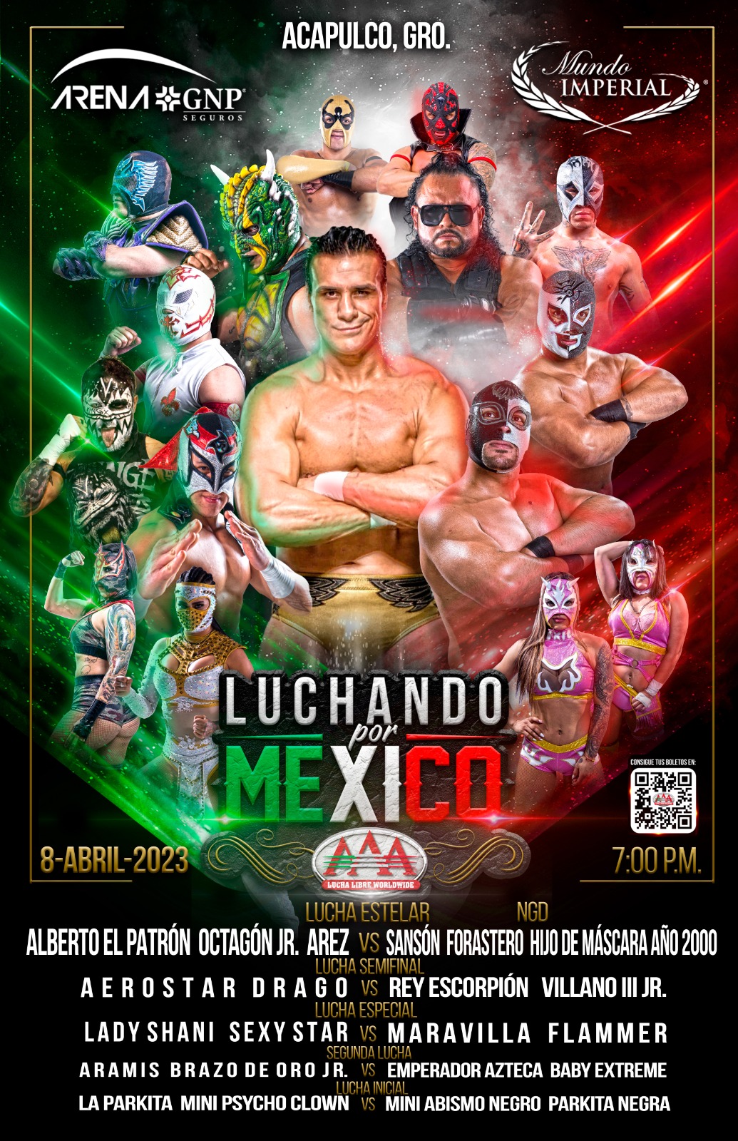 Lucha Libre AAA Worldwide on Twitter: "La Gira #LuchandoPorMéxico llega a Acapulco 🔥 ...