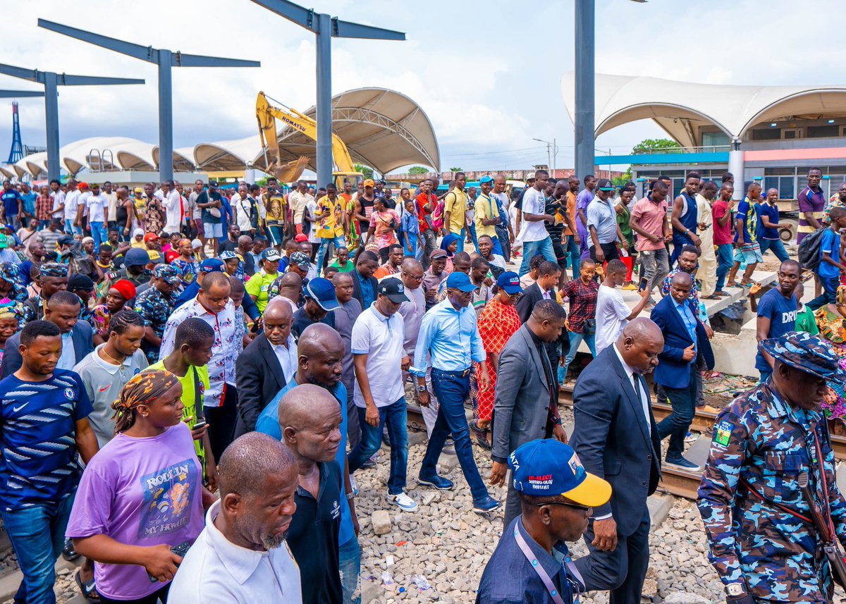 I just visited the Yaba station of the Lagos Red Line Railway which ...