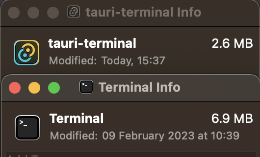 Tauri on Twitter: "Is it smaller? Yikes. (FYI the DMG is 1.4MB) 3/4"