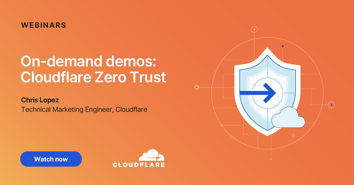 Cloudflare on Twitter: "Tune in as we walk through use cases and demonstrate the end user ...