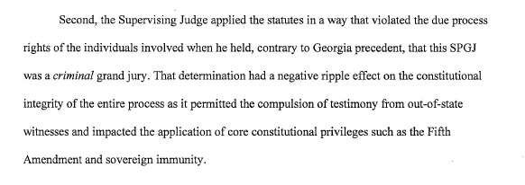 🚨THREAD: Yesterday in GA, Trump attorneys filed a Motion to Quash the ...