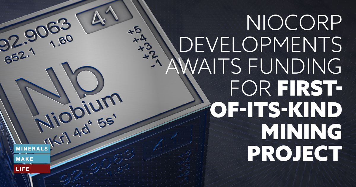Minerals Make Life on Twitter: "Pending the financing is approved, @NioCorp is on track to build ...