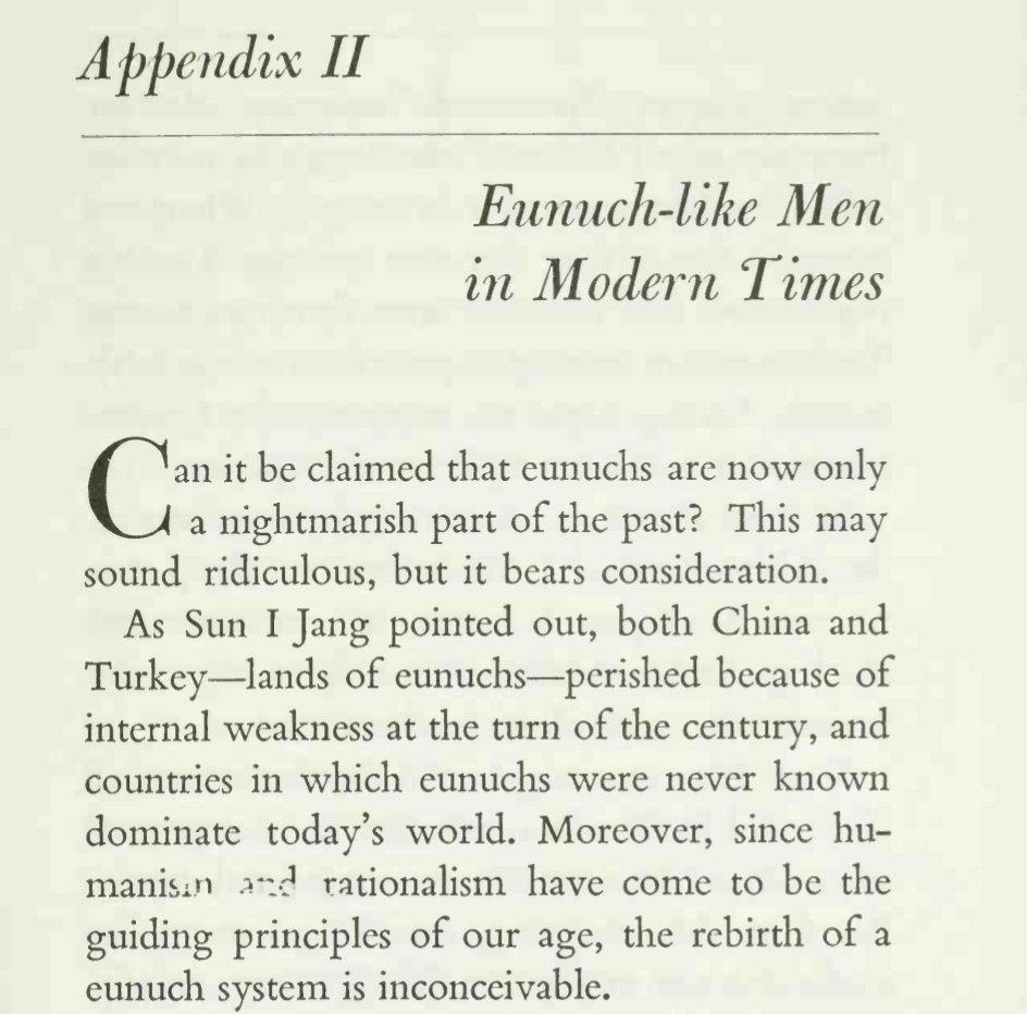 Modern Eunuchs