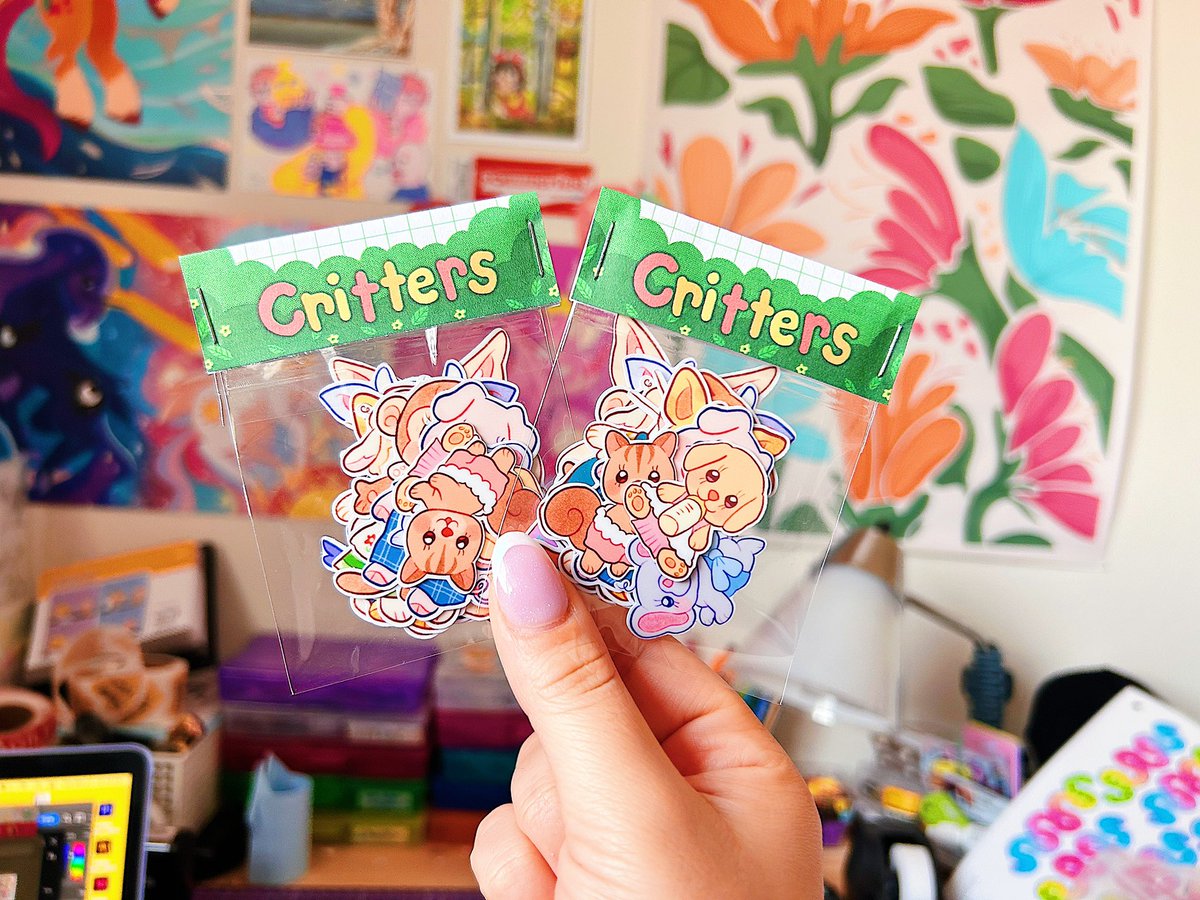 Natalie Rosalinda🌱 on Twitter: "RT @alexbeeeza: calico critter sticker packs, puffles dangle ...