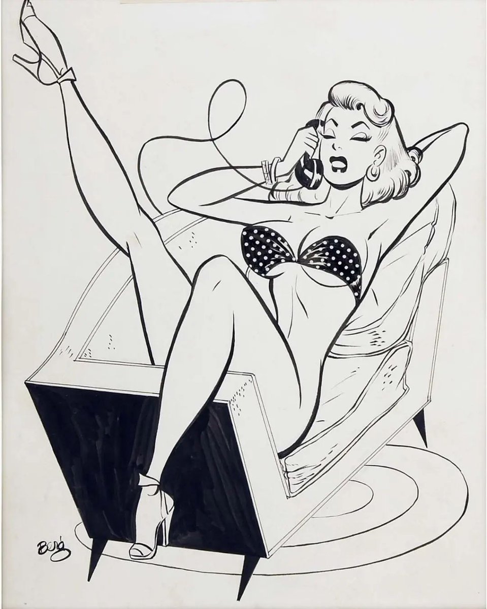 The best of arts on Twitter: "Humorama Pin-up Cartoons by Mad Magazine artist #DaveBerg"