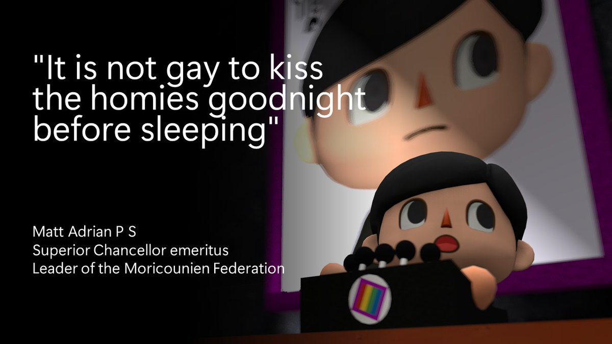 Matt 😳🔞🍥 on Twitter: "it is not gay to kiss the homies goodnight"