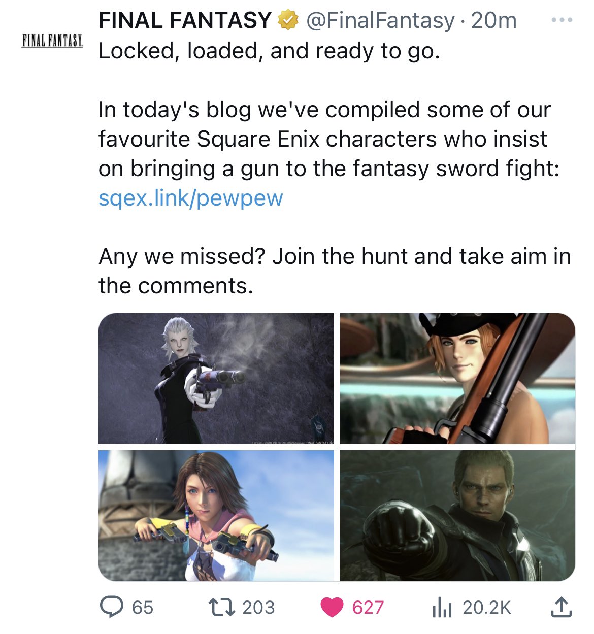 ☆オードリーAudrey☆ on Twitter: "THEY DID IT AGAIN— FINAL FANTASY JACK IS BACK!!!!!!!!😂😂😂 https://t.co ...