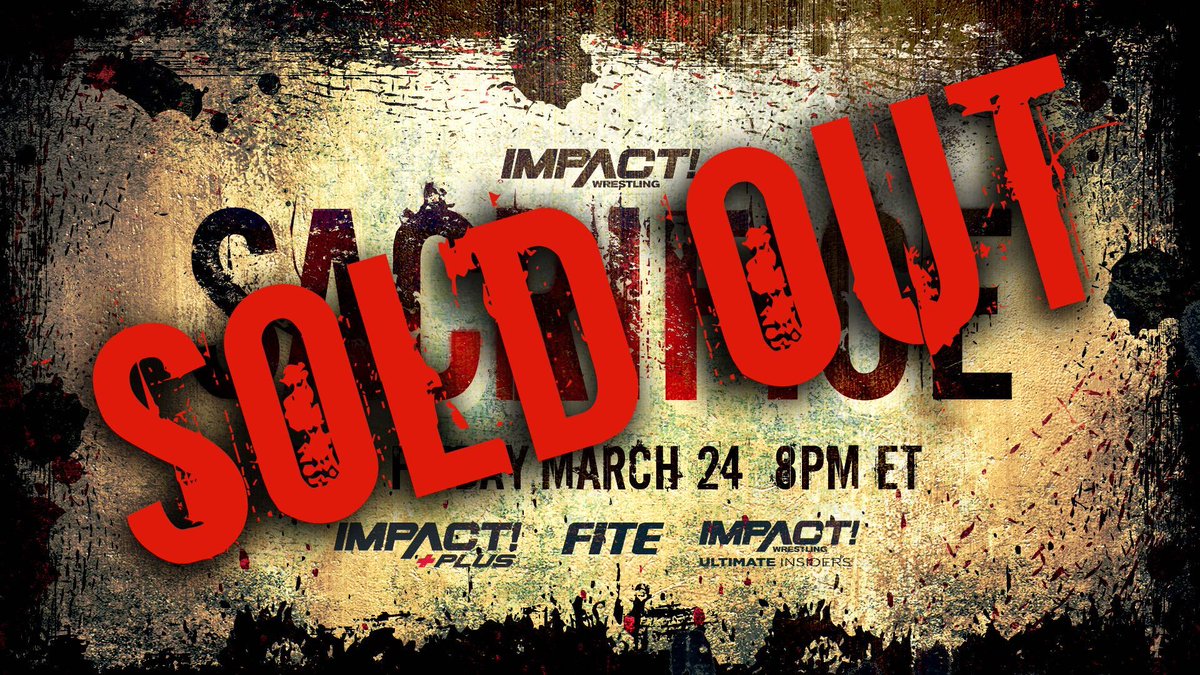 Impact On Twitter Breaking Sacrifice Live This Friday On Impact