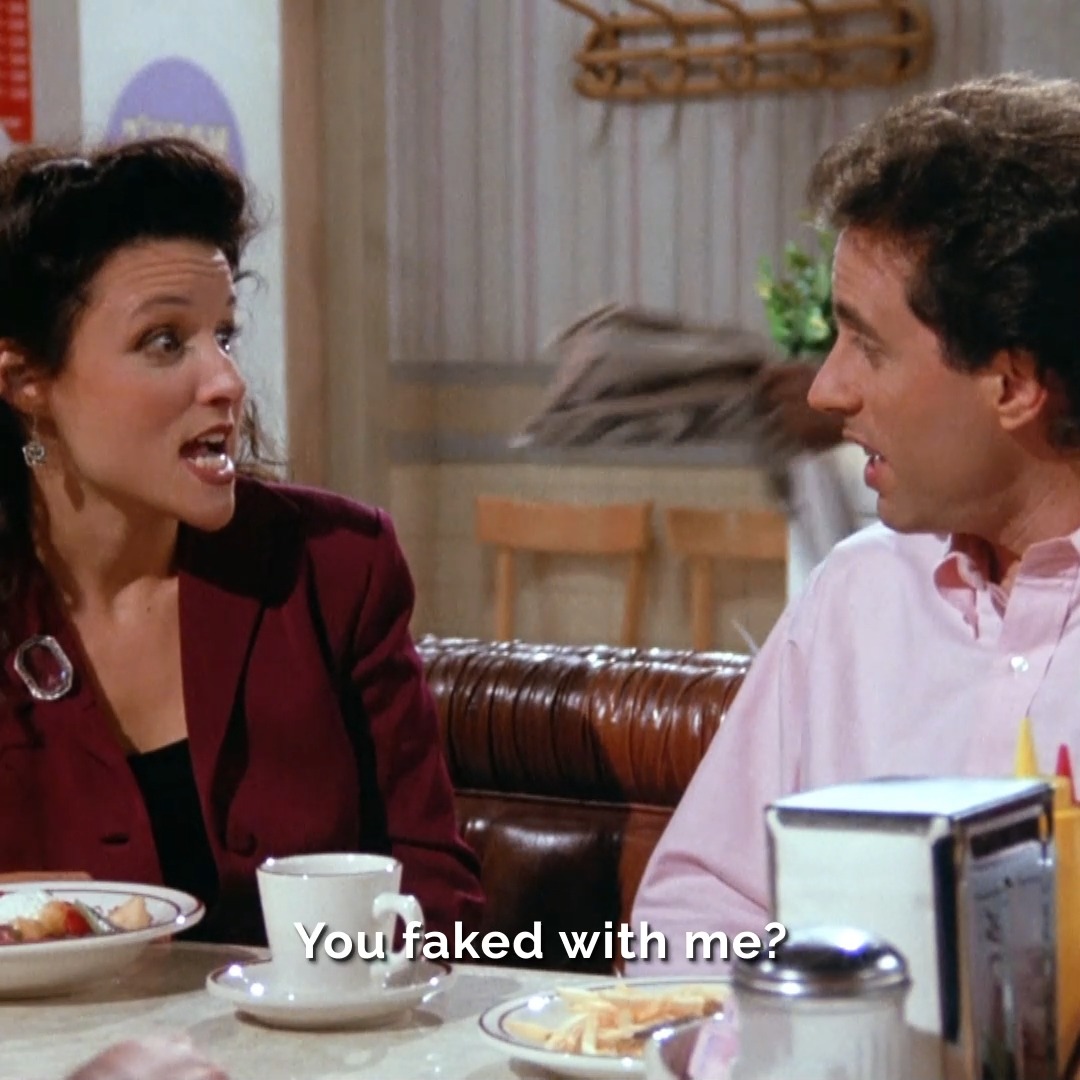 Seinfeld on Twitter: "Fake it til you make it!"