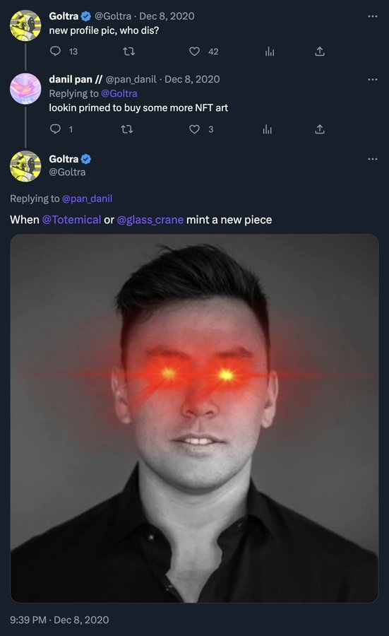 Goltra On Twitter Need The Crypto Twitter Record To Show That I Did