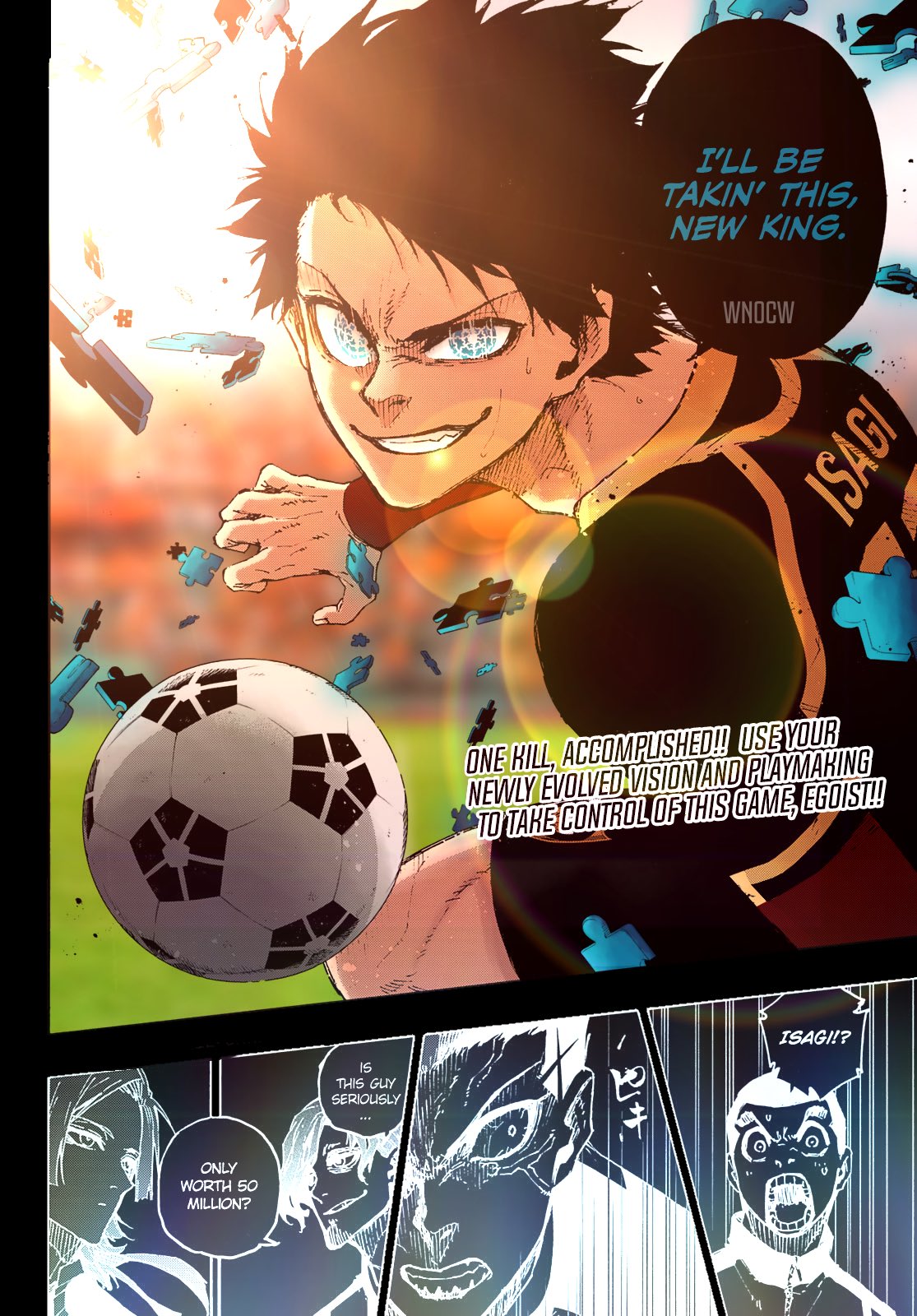 wnocw|| COMMISSIONS OPEN on Twitter: "“I’ll be takin’ this, New King.” Blue Lock Chapter 211 # ...