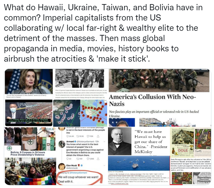 The US banned Hawaiian language, poisons our water, devastated our ...