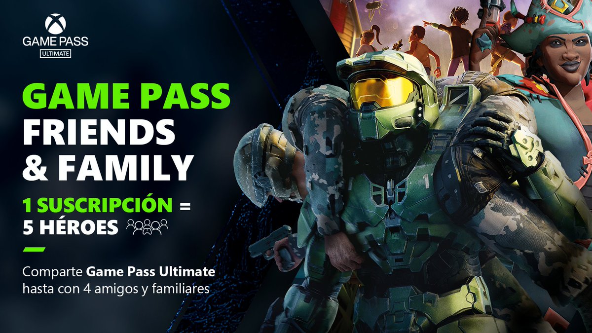 Xbox Chile on Twitter: "¿Ya invitaste a tus amigos y familia a jugar? Con una suscripción puedes ...