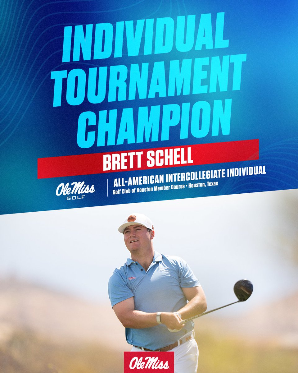 Colby on Twitter: "RT @OleMissMGolf: The accolades keep coming! 👏 Brett Schell grabs his first ...