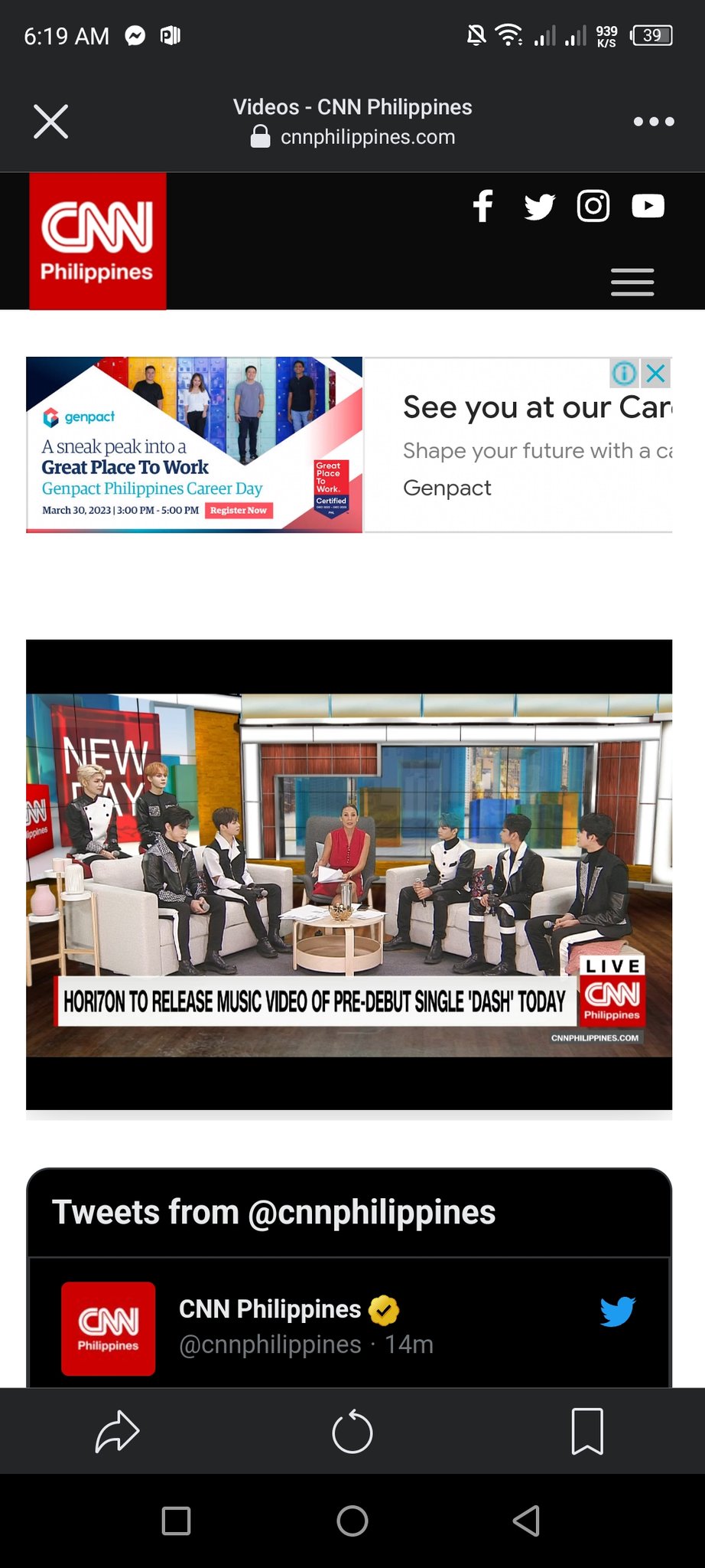 CNN Philippines on Twitter: "Filipino global pop group @HORI7ONofficial will launch today the ...