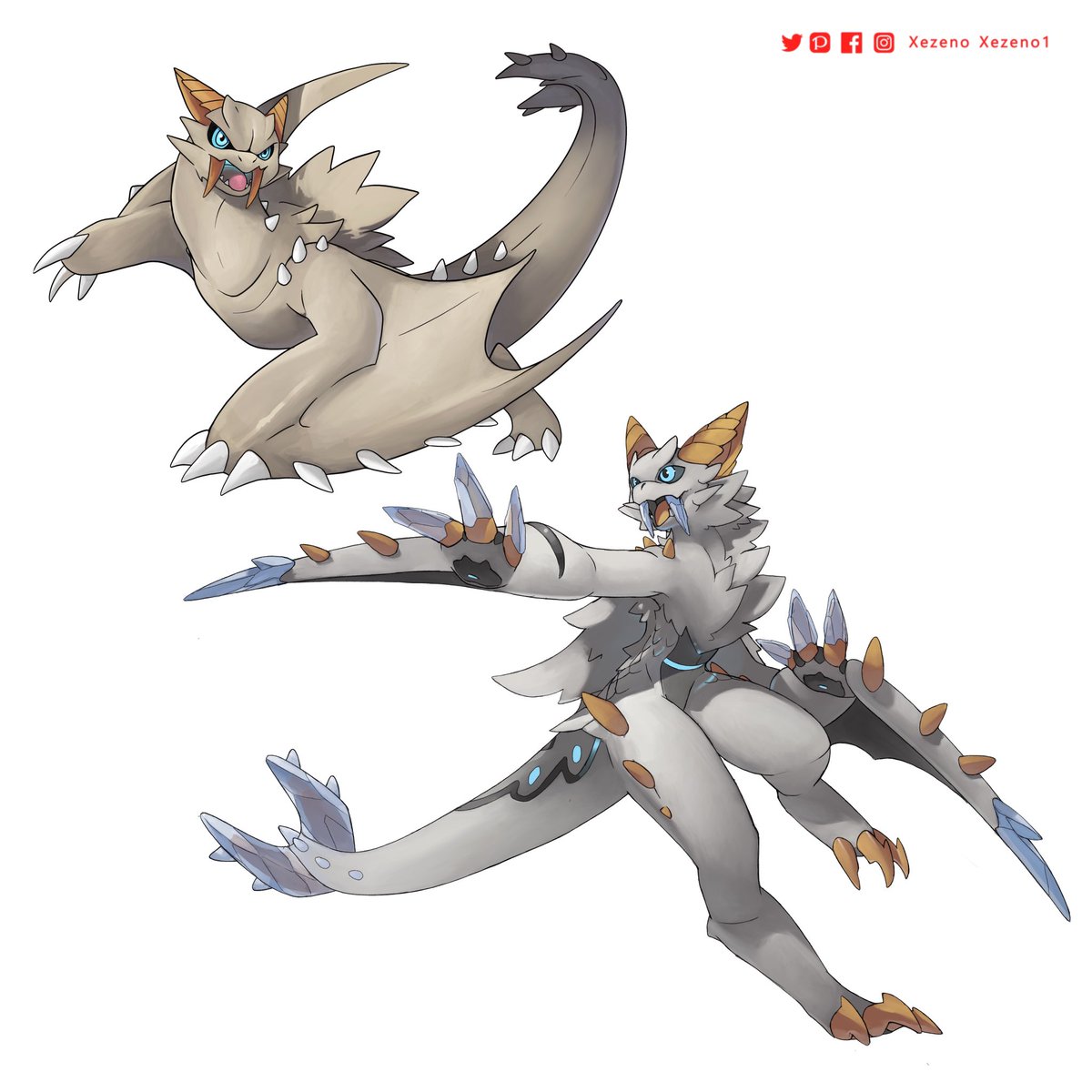 Marcus Hii on Twitter: "Barioth 🧊"