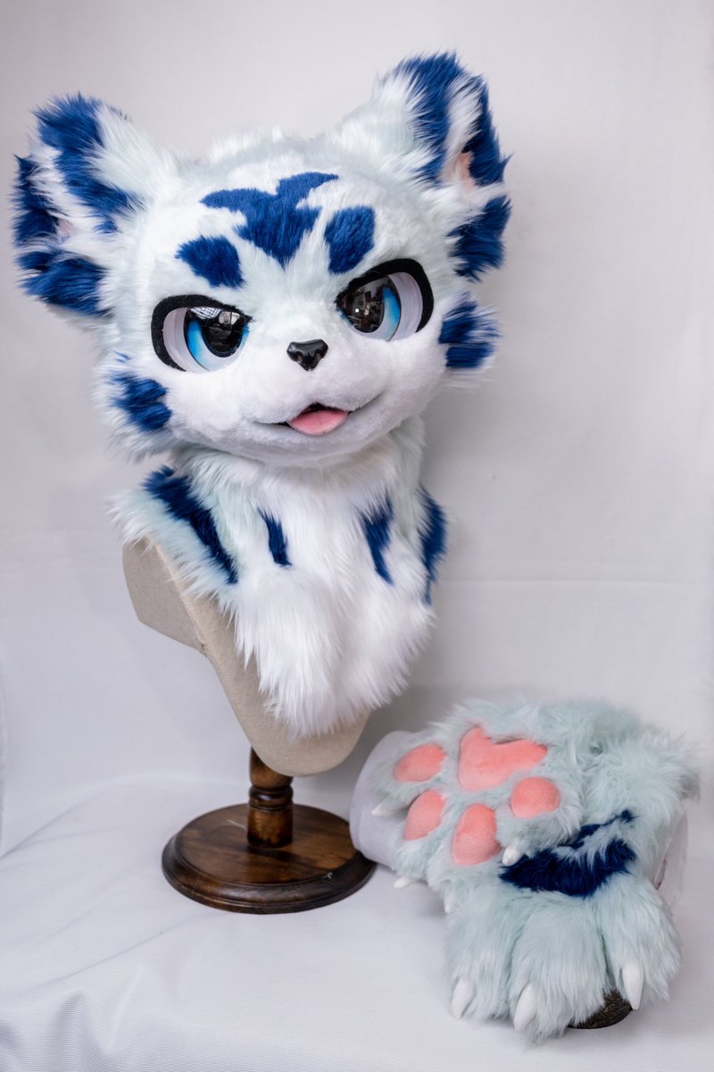 Kiyoand焰龍→thaitails2023 On Twitter Mofumofu手作 Furry Fursuit 青猫绿虎 📷:makanae02 是可爱的小老虎🐯