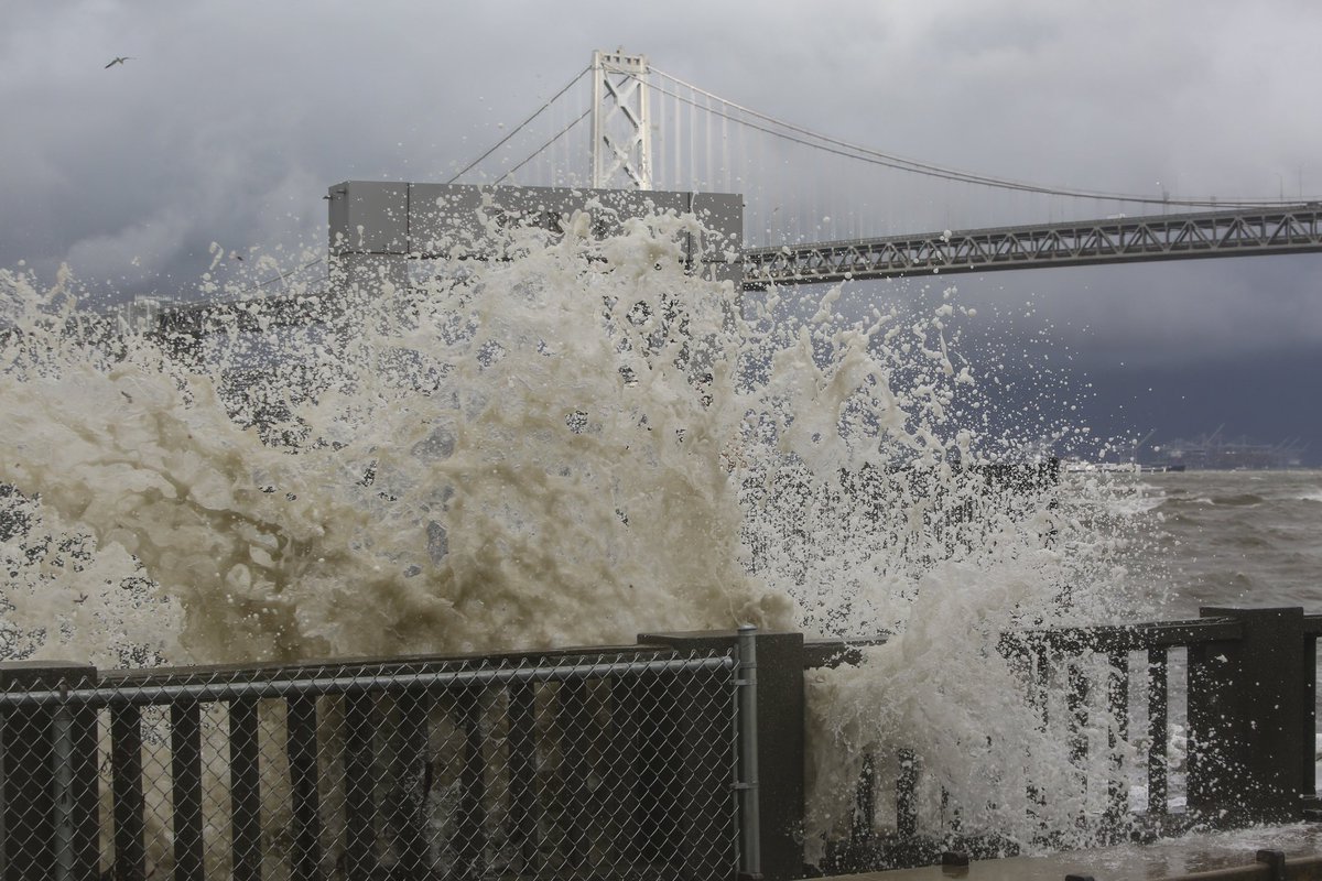 San Francisco Chronicle on Twitter: "Bay Area weather: Tuesday’s storm grew two 'eyes ...