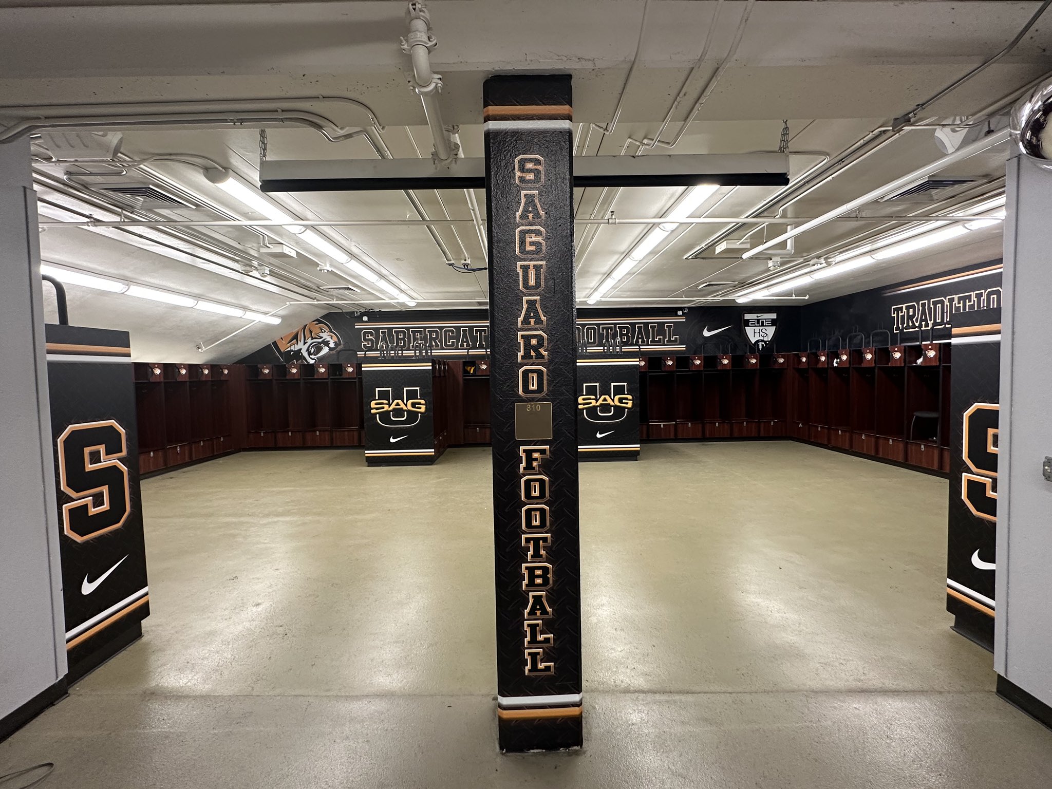 High School Football Locker Rooms