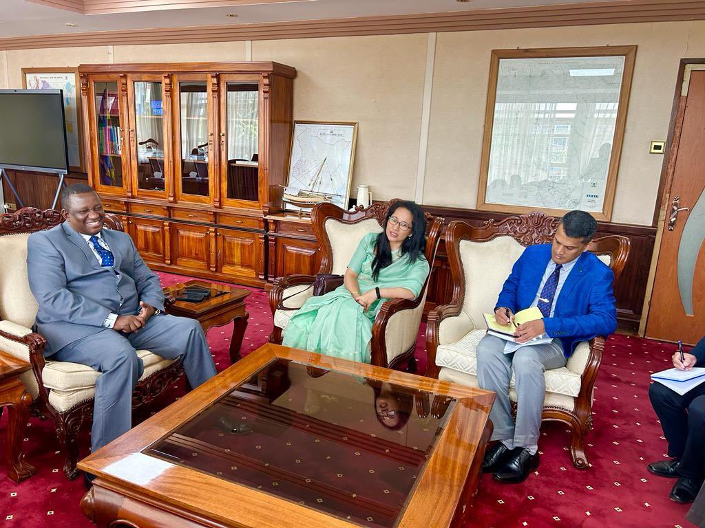 India in Kenya on Twitter: "High Commissioner met Hon. Salim Mvurya, Cabinet Secretary for ...