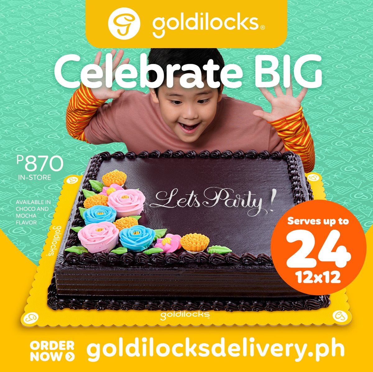 Goldilocks PH on Twitter: "Go all out with #GoldiocksPH Big Cakes! 💛 The bigger, the better! No ...