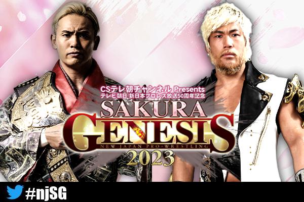 NJPW Global on Twitter: "Four championship matches made official for Sakura Genesis April 8 ...