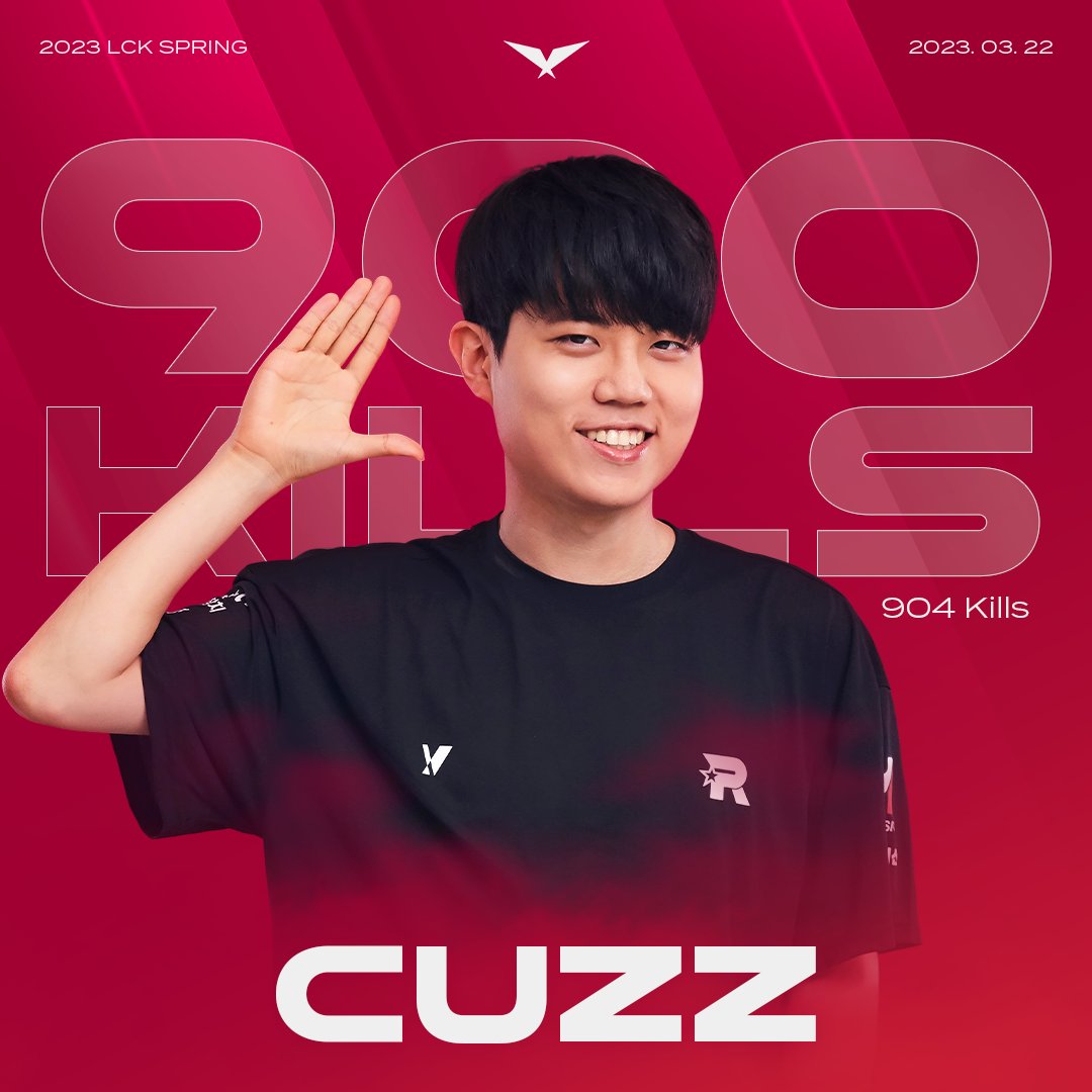 MIN on Twitter: "RT @LCK: Congratulations to KT Cuzz for earning his 900th #LCK kill!! 🎉🎉"