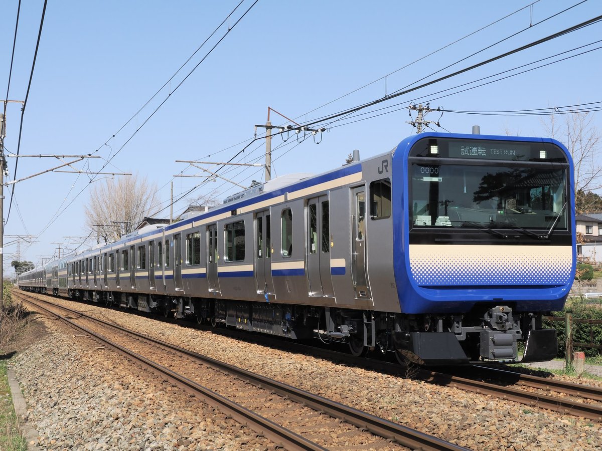 まっくすとき🐬 on Twitter: "RT @kobayac77m_007: 3月22日 (水) E235系1000番台F-24編成 がJ-TREC新津を出場、新津～羽生田で試運転。 試 ...