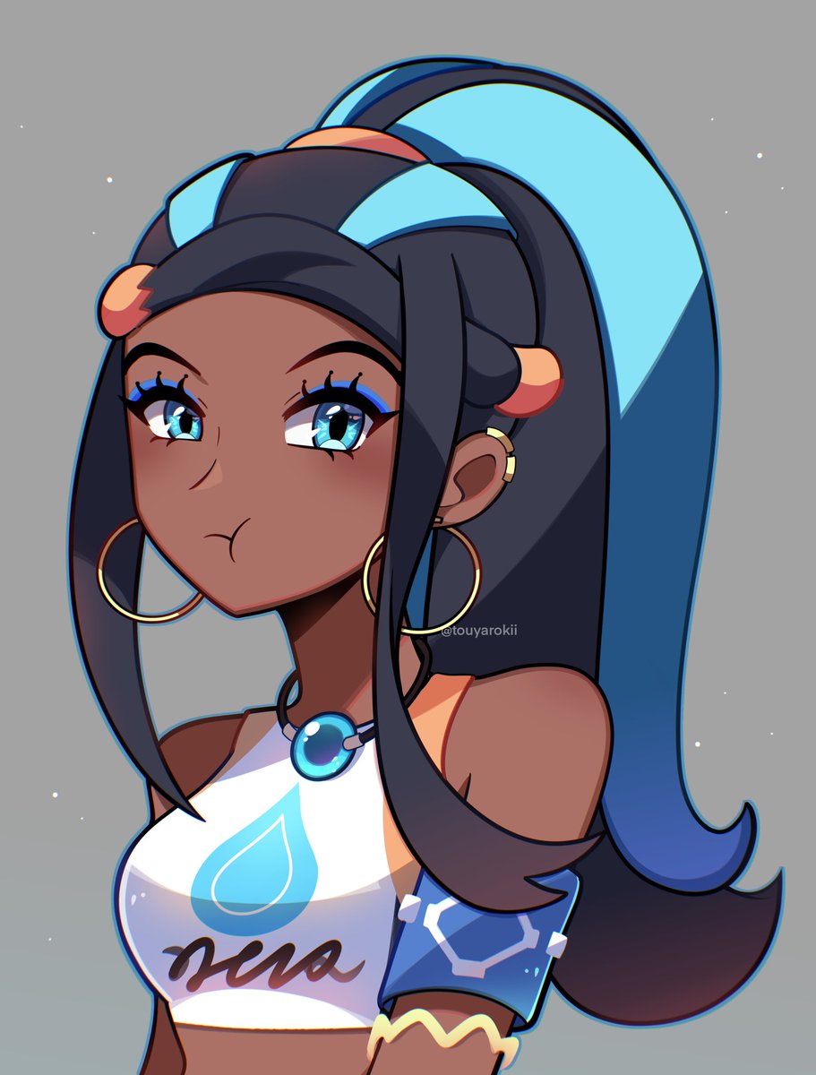 「Nessa from Pokemon… but with a ponytail!」|Touya! ★のイラスト