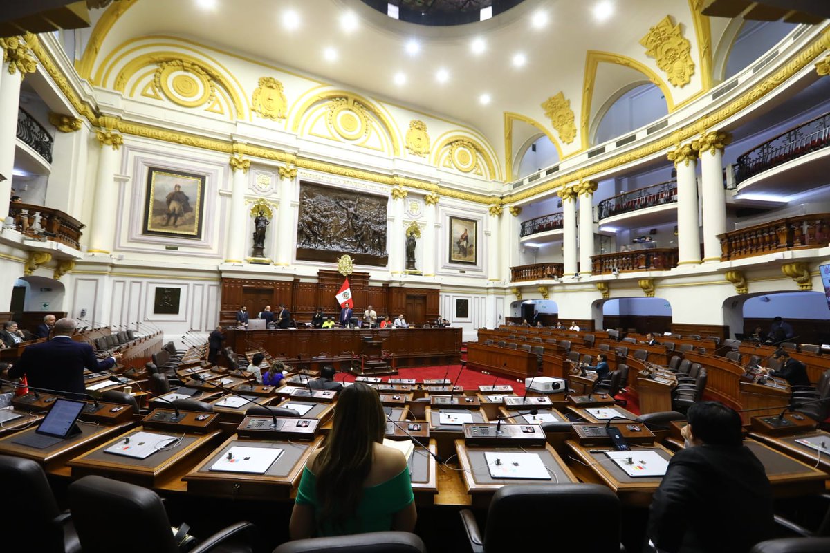 Congreso Del Per煤 馃嚨馃嚜 On Twitter Con 26 Votos A Favor La