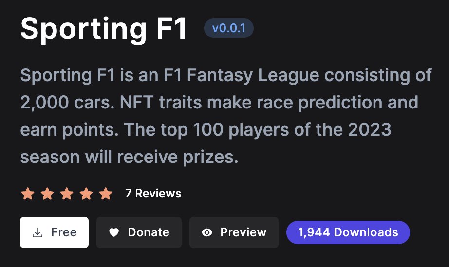 Sporting Labs | MINT ON 🎒 on Twitter: "GM 🌤️ We're now about 50 xNFT downloads away from hitting ...