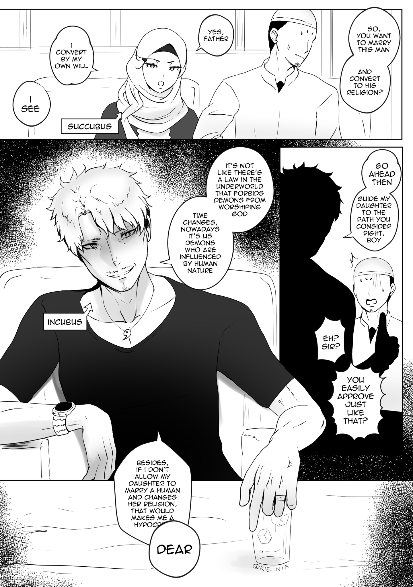 リエ rie kmvt on Twitter: "holy succubus gf part 4 https://t.co/AqwsbW1cTB" / Twitter