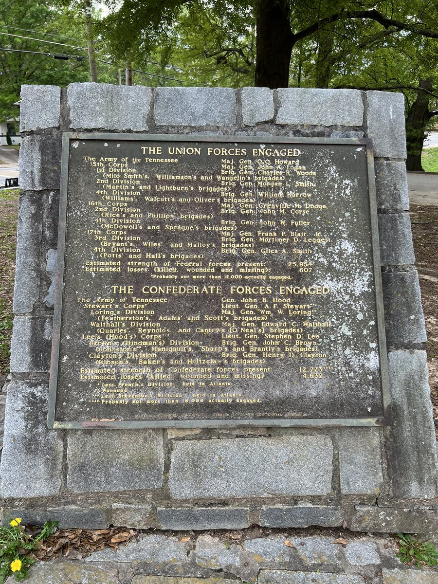 CivilWarBreakfastClub on Twitter: "Made it to the battlefield at Ezra Church where the Union’s ...