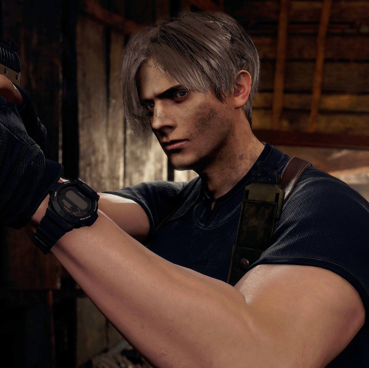 EvilHazard on Twitter: "Ashley e Leon do RE4 Clássico simplesmente invadindo o Remake"