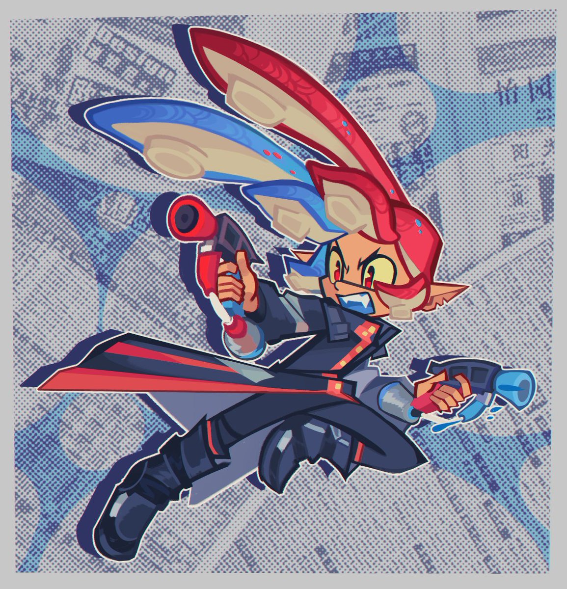 「Commission for breloomsgarden on tumblr!」|HoaxGhost👻のイラスト