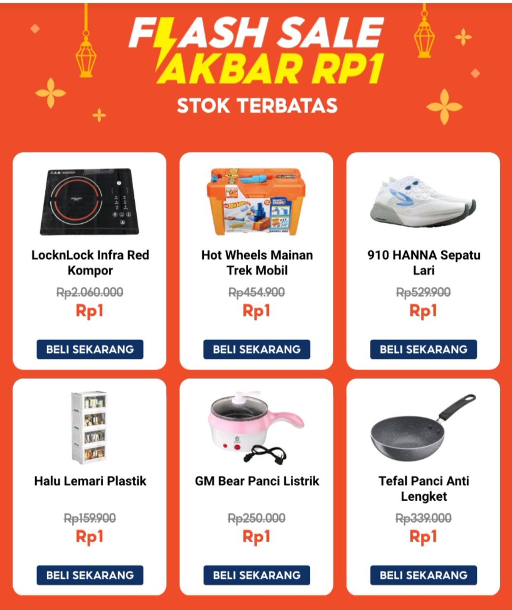 Rekomendasi produk Shopee terlaris 🛒 on Twitter: "Flashsale jam 07.00 WIB Cek disini buat info ...