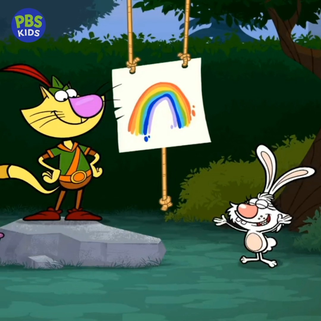 PBS KIDS on Twitter: "Sing it, Daisy! 🌈 @NatureCatShow #FindaRainbowDay"