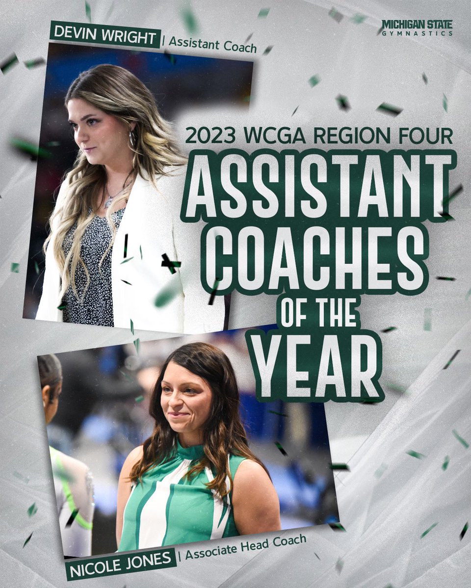 MSU Gymnastics on Twitter: "Can we hear some COMMOTION for our WCGA Region 4 Assistant Coaches ...