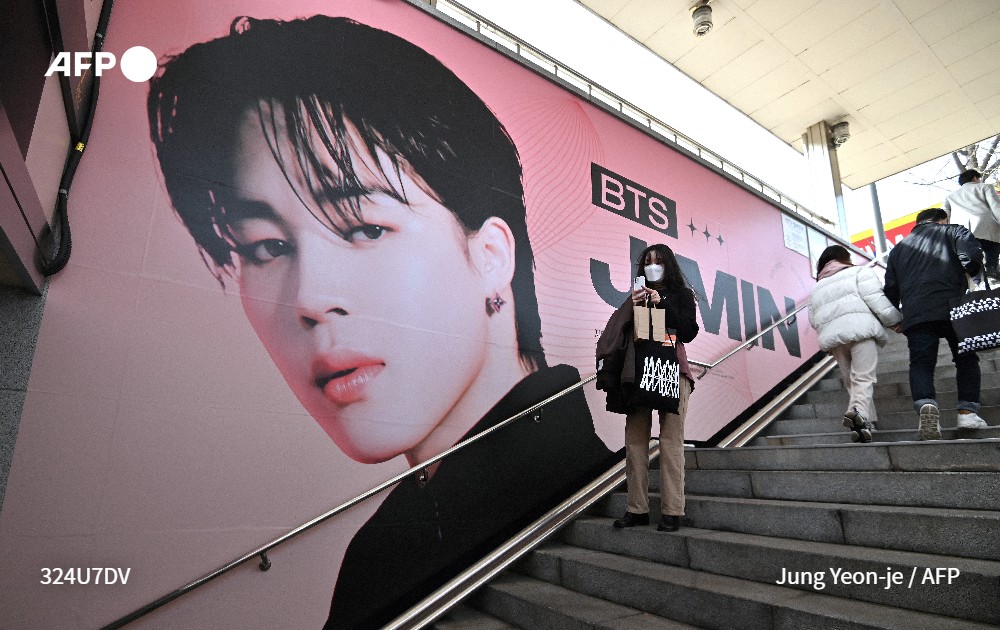 Afp News Agency On Twitter Jimin A Member Of The K Pop Supergroup